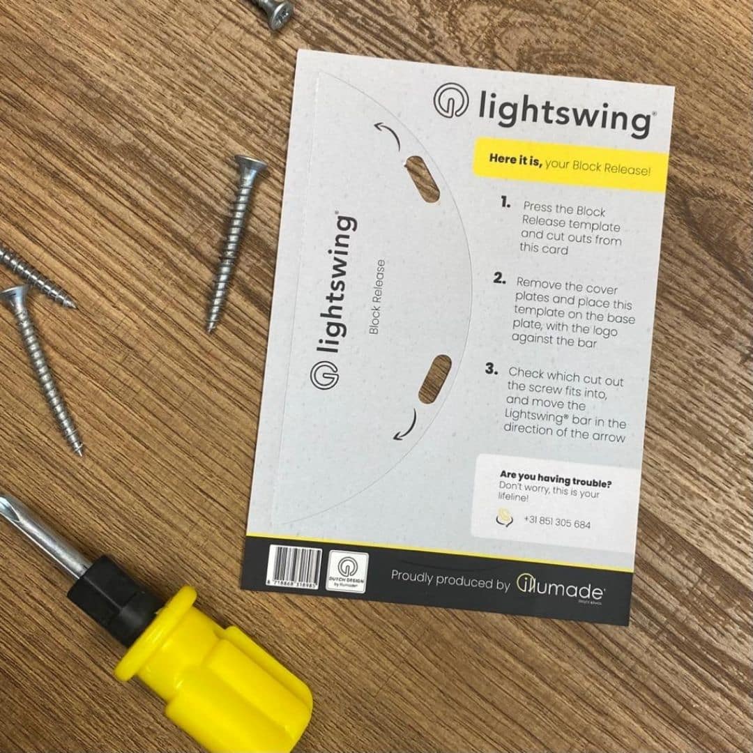 Unlock your Lightswing® with the - Block release - lightswing.eu